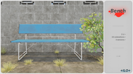 Second Life Marketplace - +ILO+ Bench